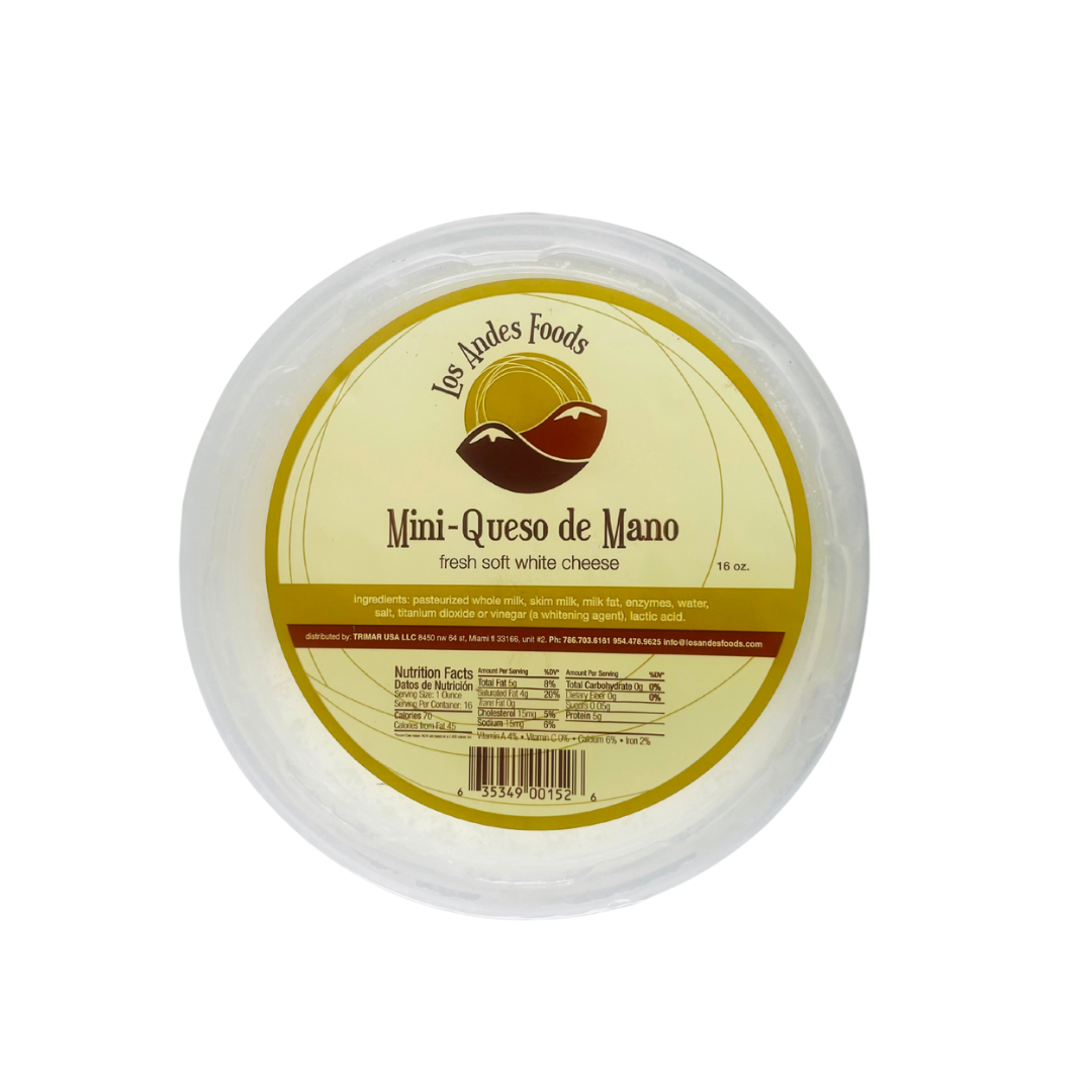 Mini Queso de Mano (5 UND) – Los Andes Foods Orlando