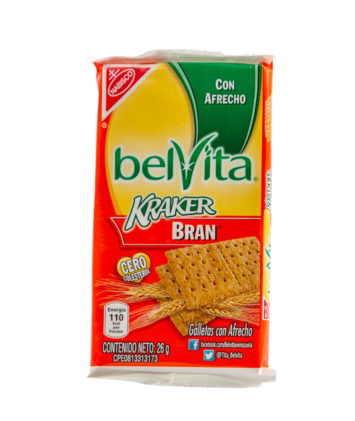 Galletas Kraker Bran (26g) – Los Andes Foods Orlando