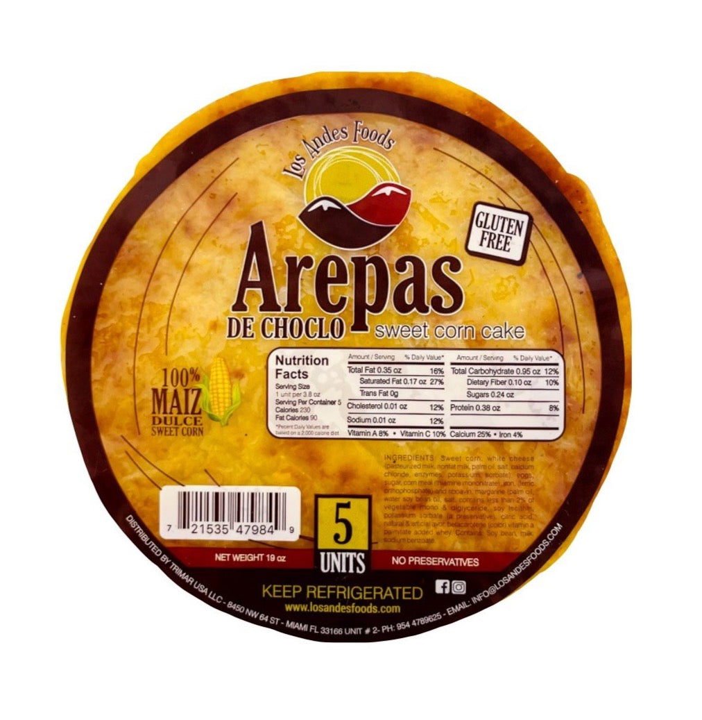 CACHAPAS Y AREPAS – Los Andes Foods Orlando